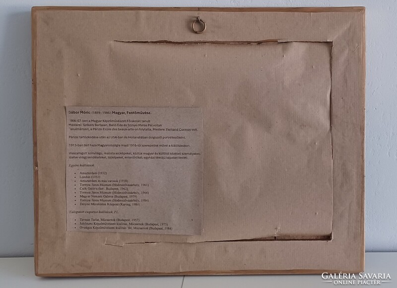 Tájkép -Régi Kastély- c. Gábor Móric Festőművészt Kvalitásos ...